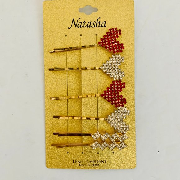 Natasha Couture | Accessories | Natasha Set Of 6 Heart And Zigszag ...